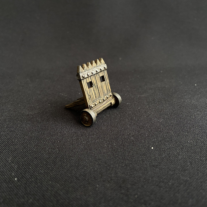 3D Printable Siege shields and a gabion (Medieval Artillery) by Tiny ...