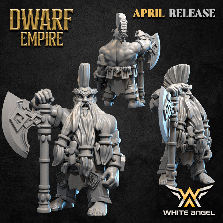 3D Printable EXTRA PACK - DWARF EMPIRE (APRIL 2024 RELEASE) by WHITE ...