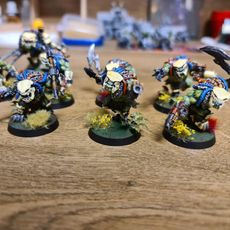 3D Printable Orc Trackers Squad by Puppetswar Miniatures