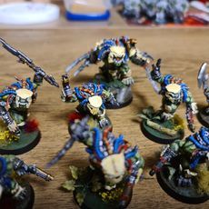 3D Printable Orc Trackers Squad by Puppetswar Miniatures