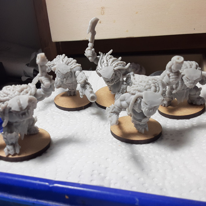 3D Print of Orc Trackers Squad by joshgrillo