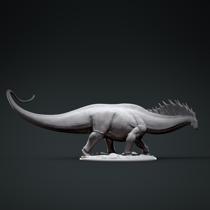 3D Printable Amargasaurus 1 by clynche art