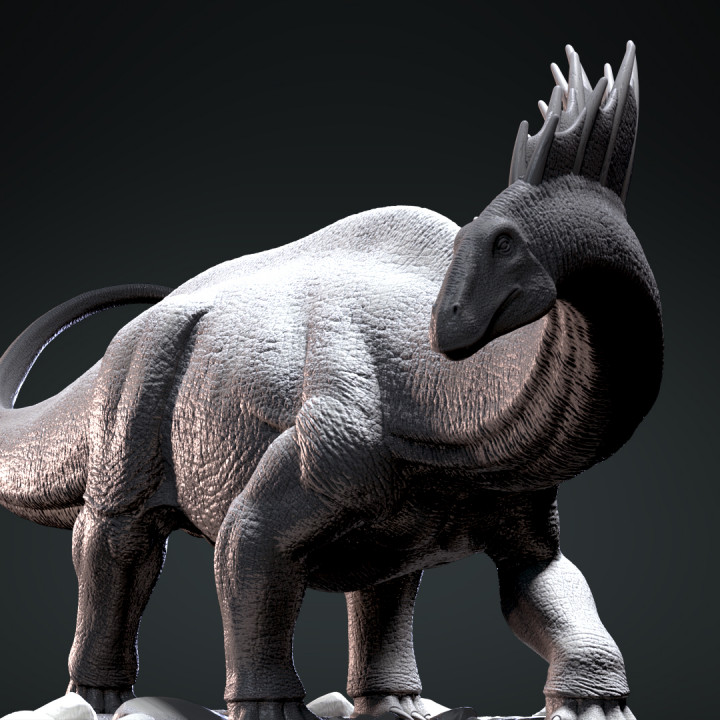 3D Printable Amargasaurus 1 by clynche art