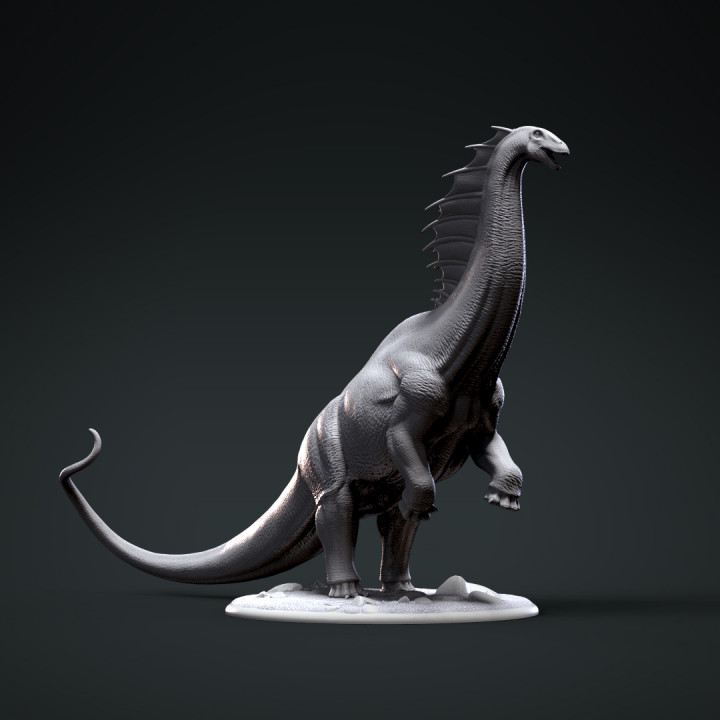 3D Printable Amargasaurus 2 by clynche art