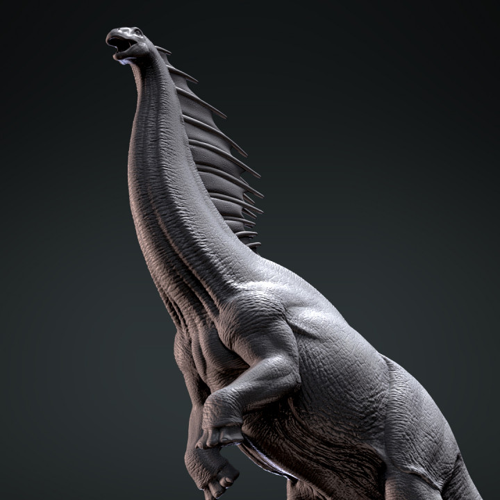 3D Printable Amargasaurus 2 by clynche art