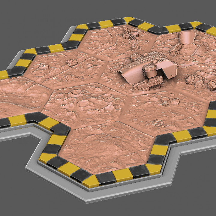 3D Printable P014 MAP FRAME by PopovLaboratory