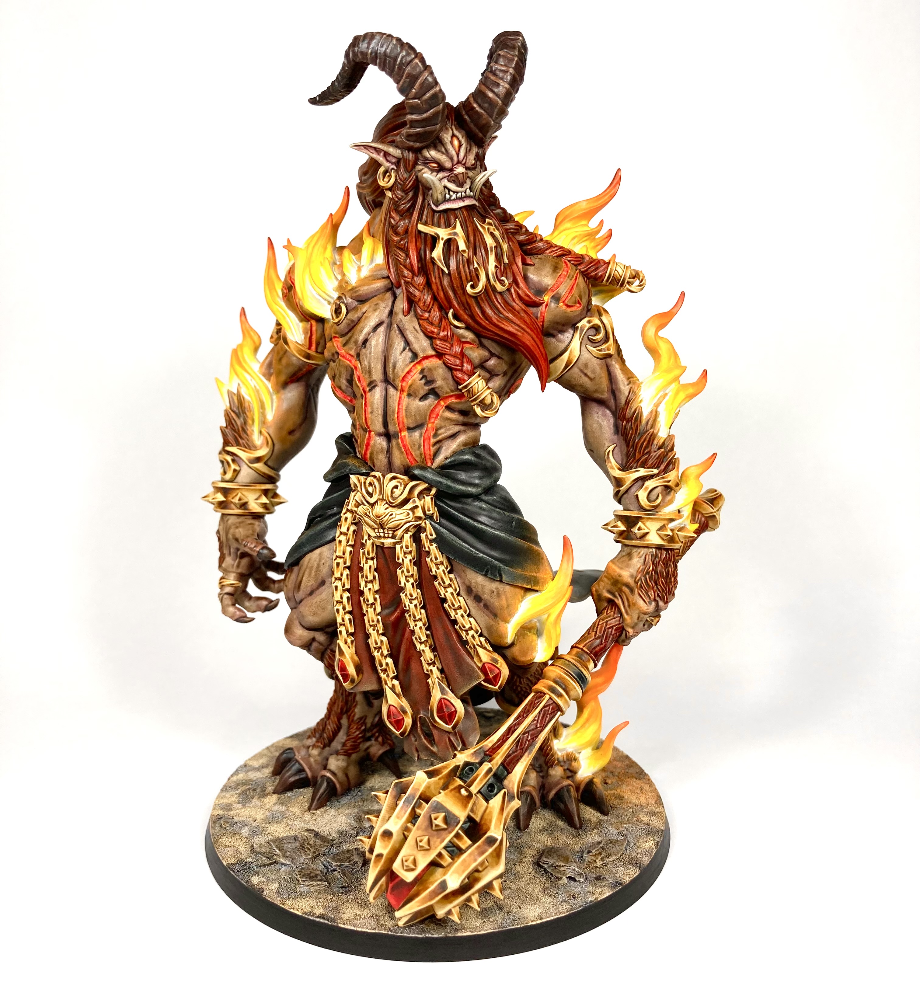 3D Printable Ifrit – The Monarch of Flames (Raid at the Temple of Ifrit ...