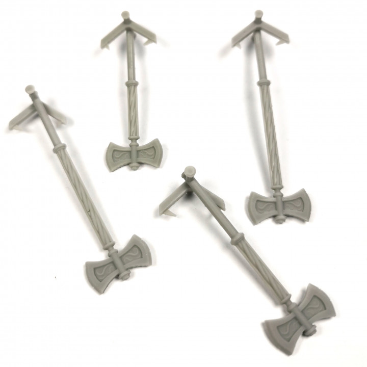 3D Printable Clockwork Axe Mechanism, Traps & Training Device by The ...