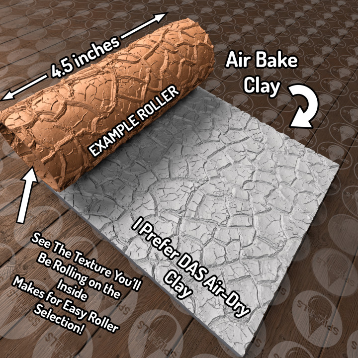 3D Printable Brick Wall - Thin Texture Roller (Low Resin Cost) - 4.5 ...