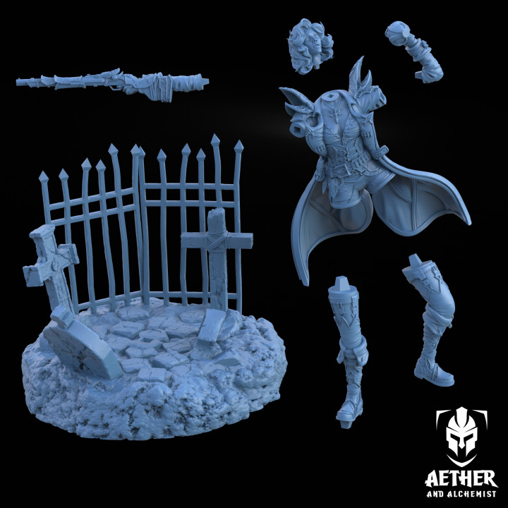 3D Printable Lyra Bloodbane by Aether and Alchemist
