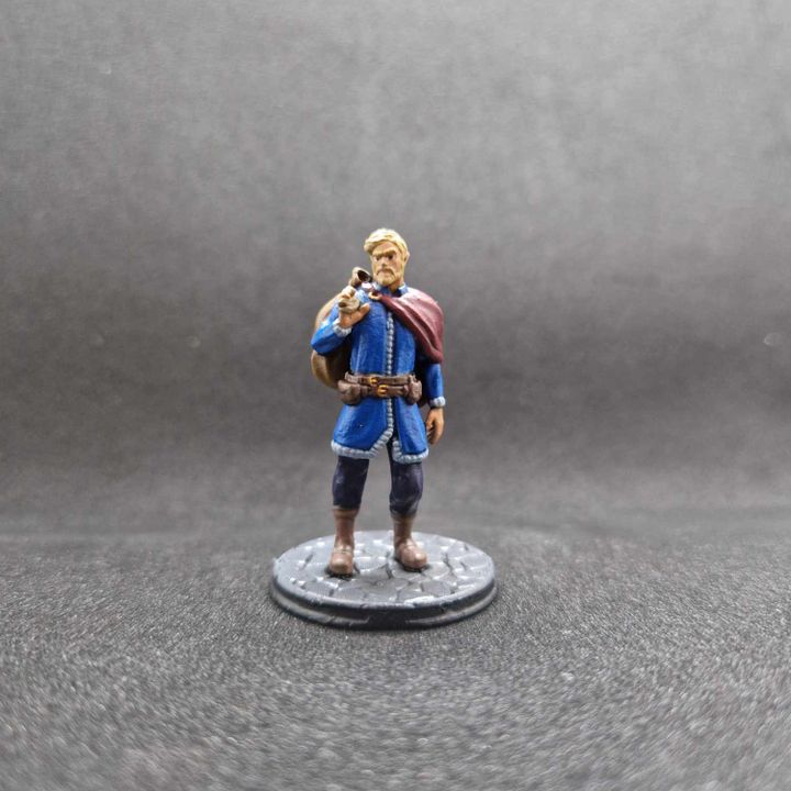 3D Print of Half Elf Merchant - Not Your Average Trading District Vol ...