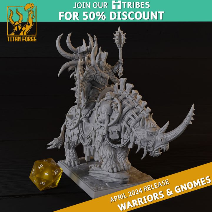 3D Printable Titan Forge Miniatures - 2024- April - Norse and Gnomes by ...