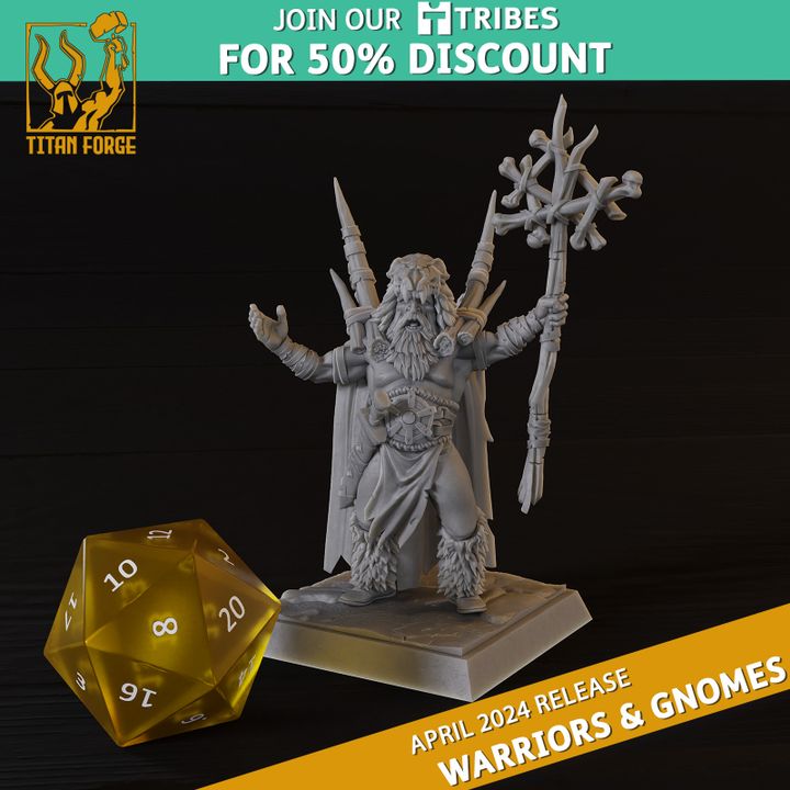 3D Printable Titan Forge Miniatures - 2024- April - Norse and Gnomes by ...