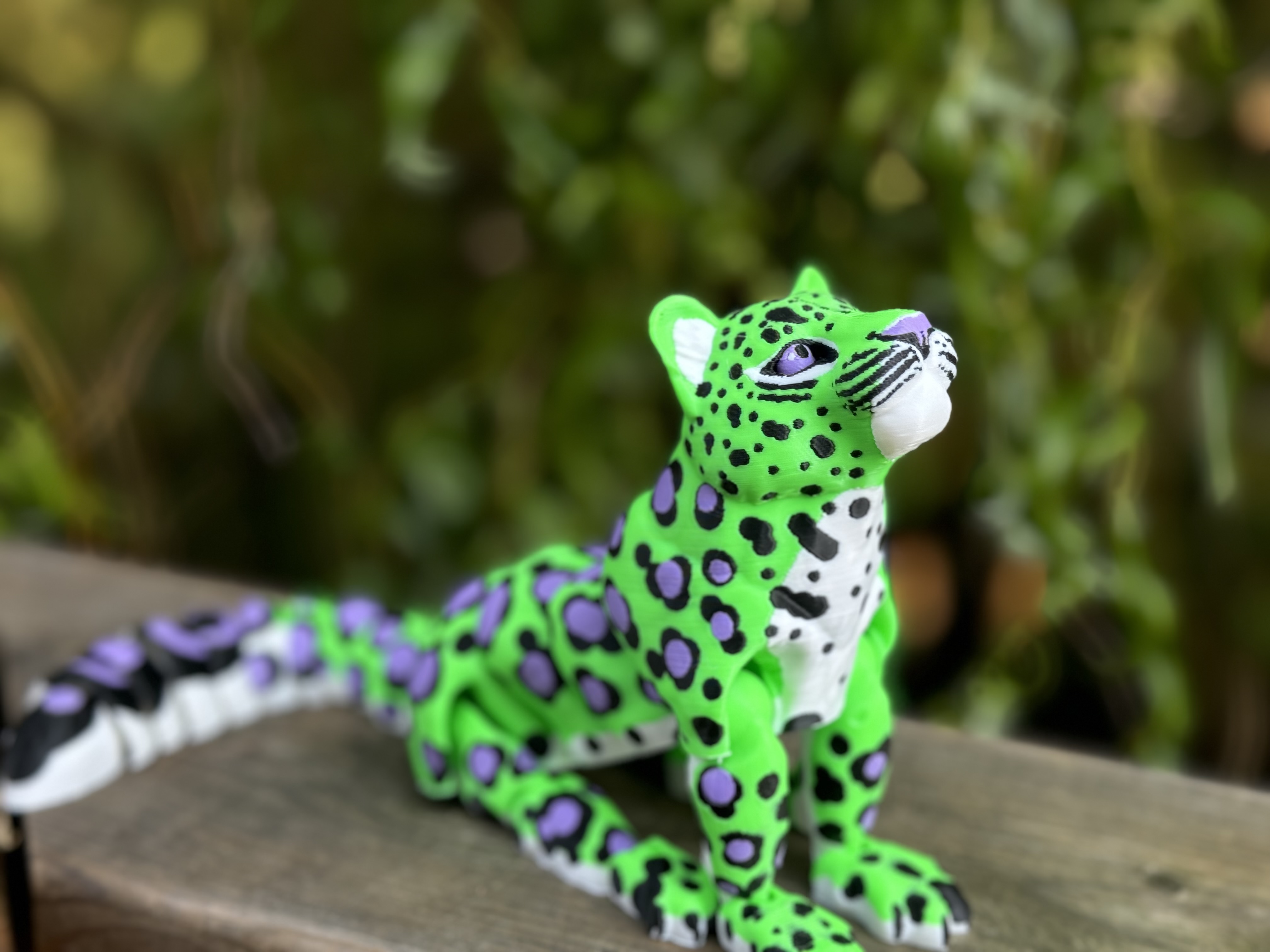 3D Printable Flexi Leopard, Articulated Leopard, Panther by Kirsten M