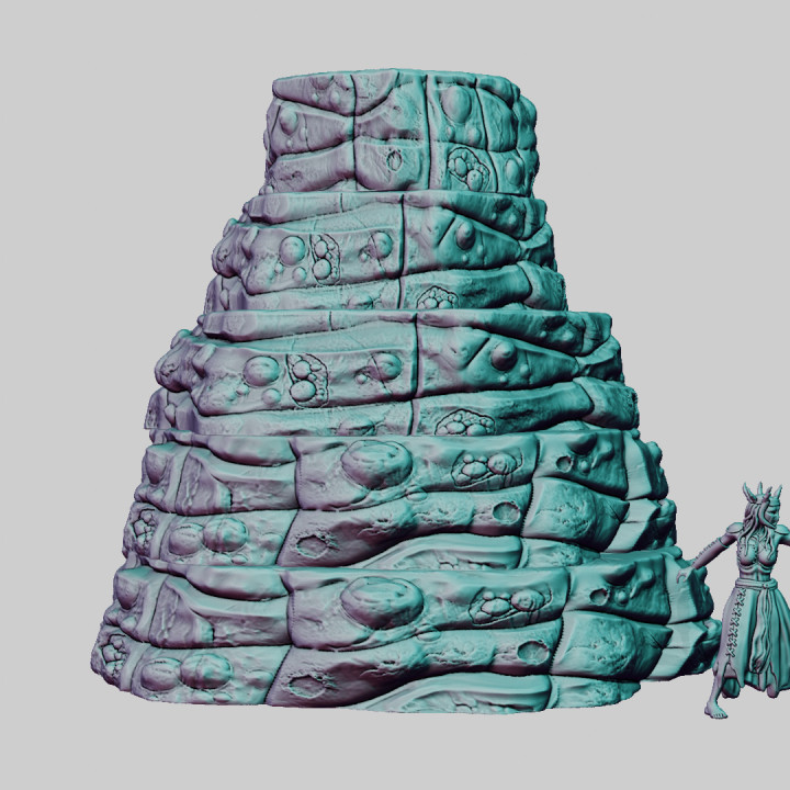 3D Printable Complete Tabletop Series- Alien Landscape by Dale Seaton