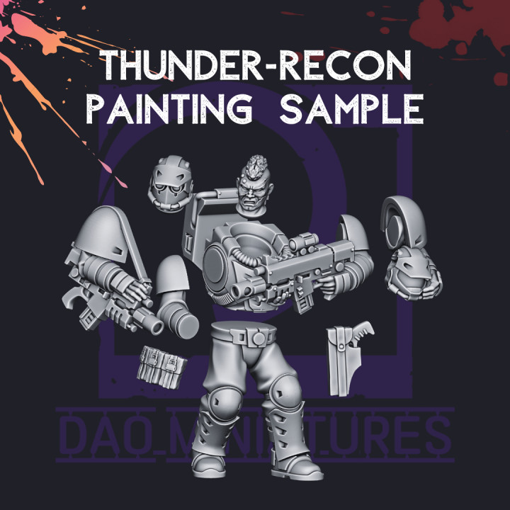 3D Printable Scout Ranger Painting Sample by DAOMiniatures