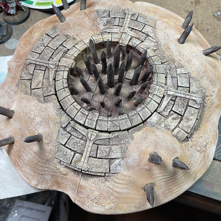 3D Print of Arena Terrain Set - Crucible Traps & Spikes by cemeeks90
