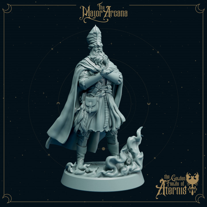3D Printable Fire Priest of Aternis - Human Cleric, Warlock by The ...