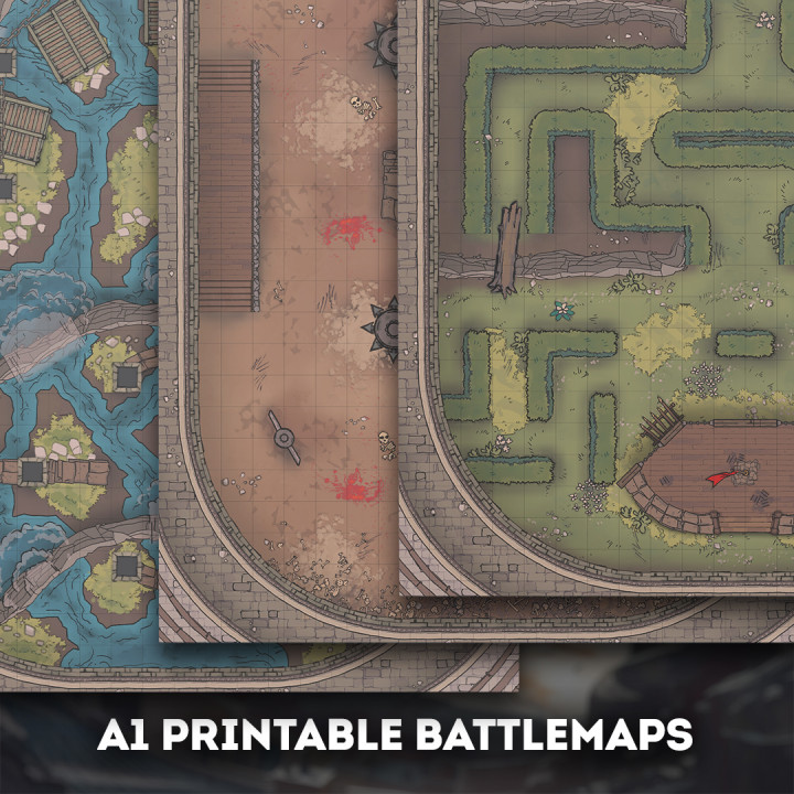 3D Printable DM Stash Apr '24 5E Campaign - Blood for the Gods by DM Stash