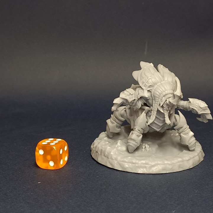3D Printable Crypt Lord - 32mm scale pre-supported miniature by SCULPTOONER