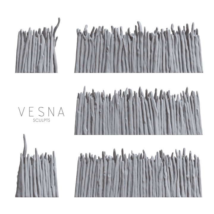 3D Printable ZULU VILLAGE - KRAAL FENCE by VESNA SCULPTS