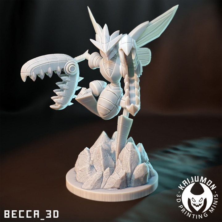 3D Printable Kaijumon Knifebug by Kaijumon