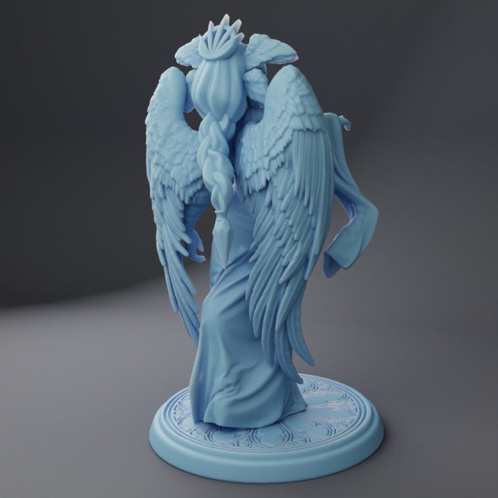3D Printable Ophelia, Goddess of Judgement by Twin Goddess Miniatures