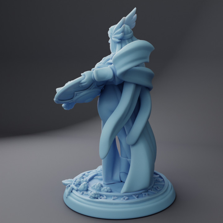3D Printable Vanir, Harvest Goddess by Twin Goddess Miniatures