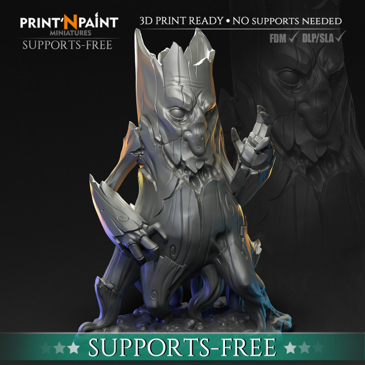 3D Printable Corrupted Ent by Leonardo Escovar