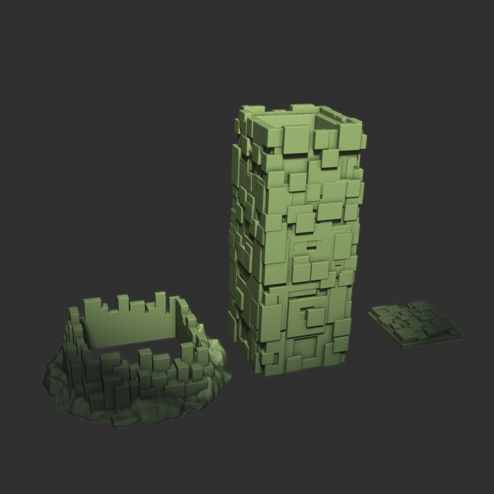 3D Printable Alien Monolith by Ill Gotten Games