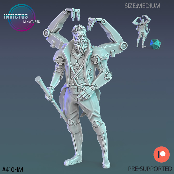 3D Printable Captain Nemo Set / Alien Ship Captain / Space Assassin ...