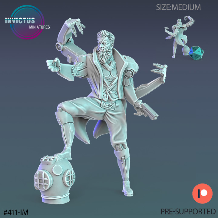 3D Printable Captain Nemo Set / Alien Ship Captain / Space Assassin ...