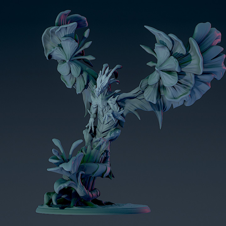 3D Printable Flower Dragon by MiniShev