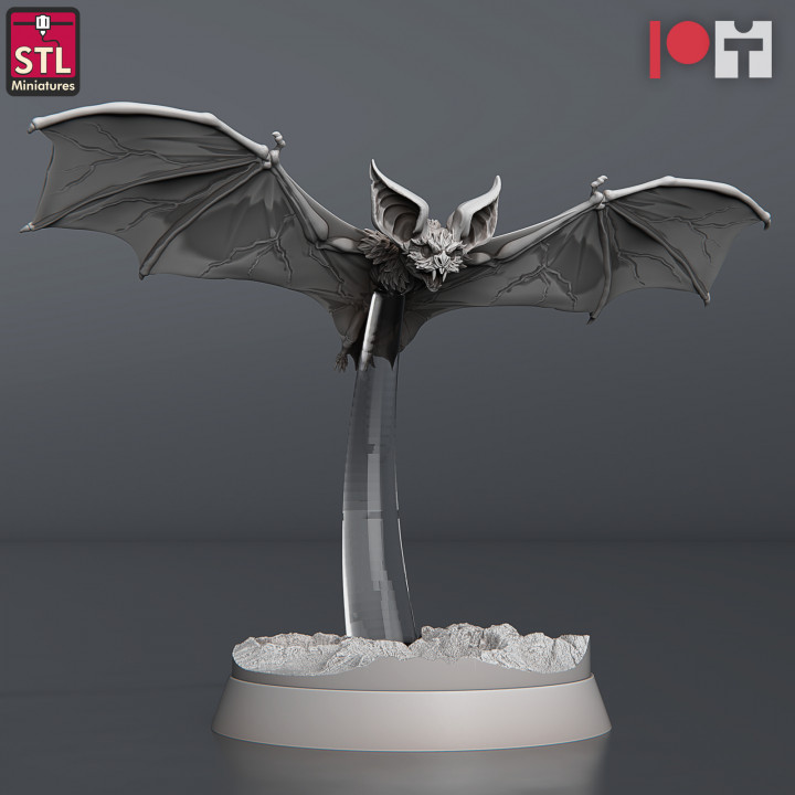 3D Printable Blood Bats Set by STL Miniatures