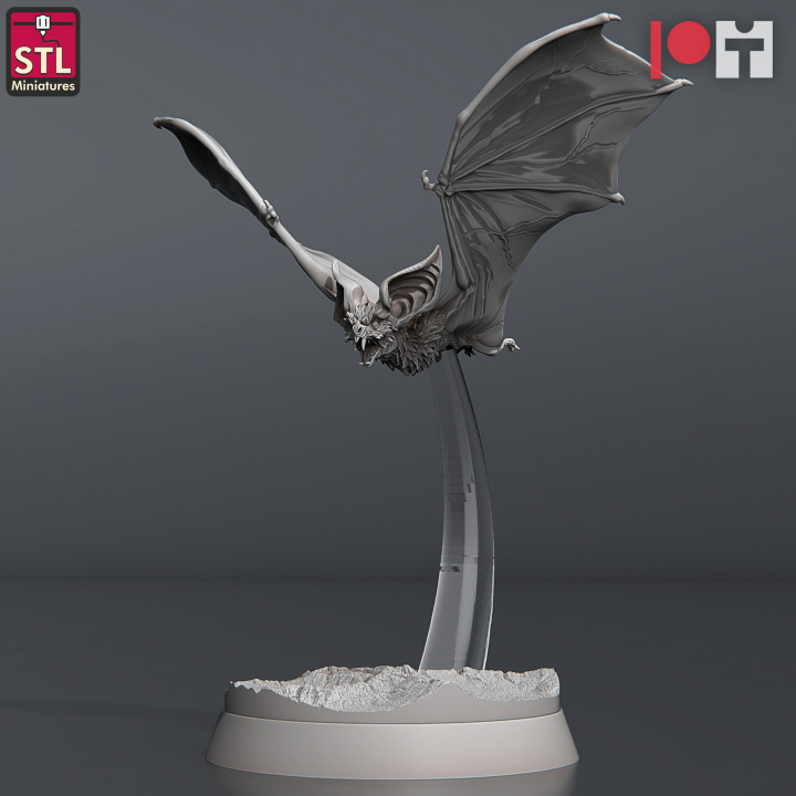 3D Printable Blood Bats Set by STL Miniatures