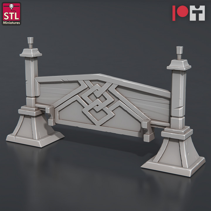 3D Printable Dwarven Camp Set by STL Miniatures