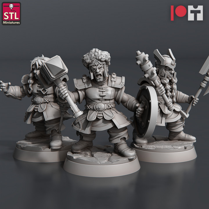 3D Printable Dwarven Camp Set by STL Miniatures