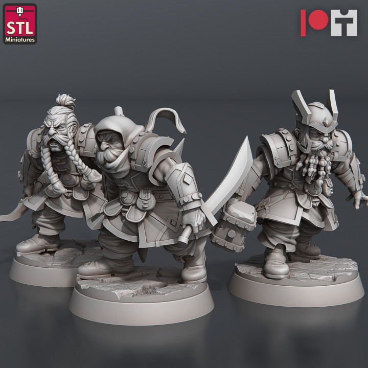 3D Printable Dwarven Camp Set by STL Miniatures