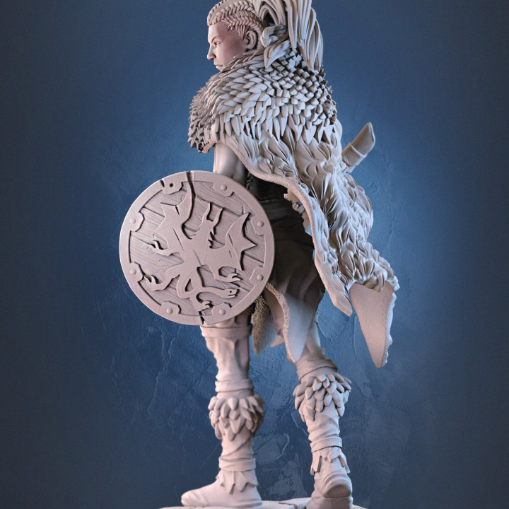 3D Printable Freyja the Norsewoman ( Chimera Set) by Dragun Studios