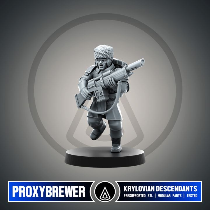 3D Printable Krylovian Descendants by ProxyBrewer