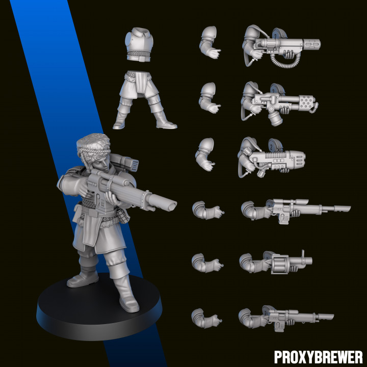 3D Printable Krylovian Descendants by ProxyBrewer