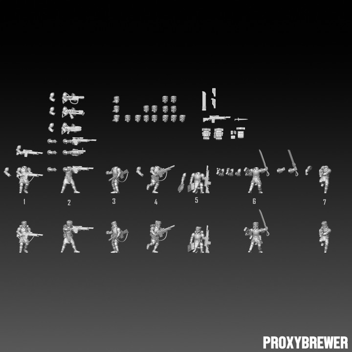 3D Printable Krylovian Descendants by ProxyBrewer