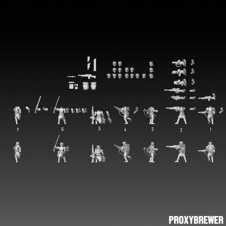 3D Printable Krylovian Descendants by ProxyBrewer