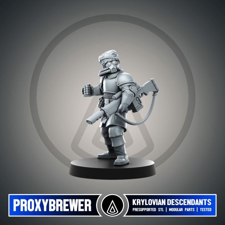 3D Printable Krylovian Descendants by ProxyBrewer