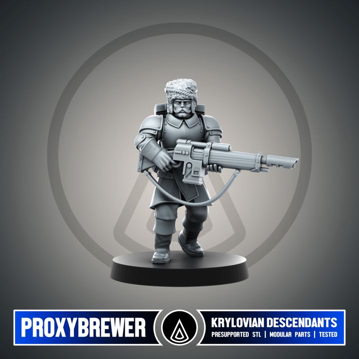 3D Printable Krylovian Descendants by ProxyBrewer