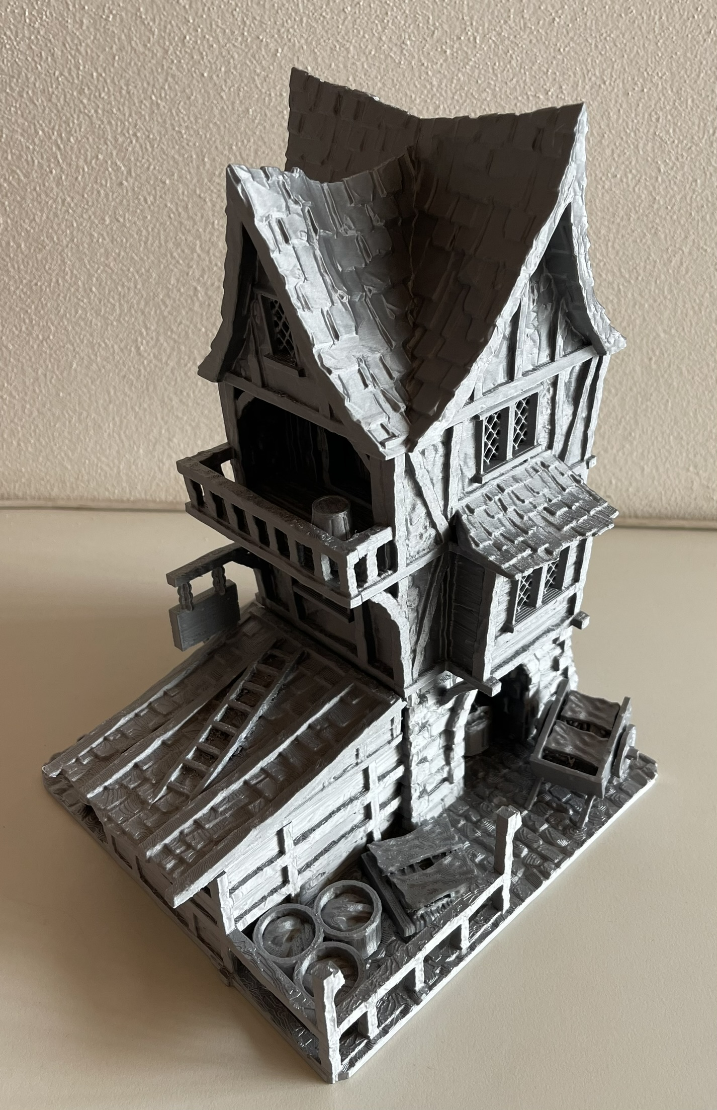 3D Printable Medieval Cobbler House - Tabletop Terrain - 28 MM by MiniatureLand