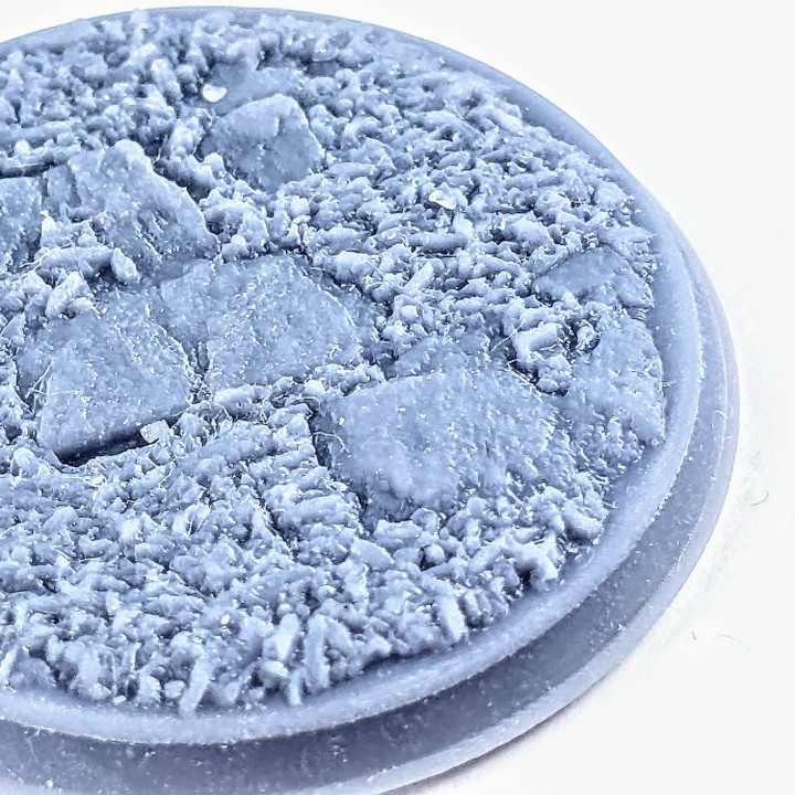 3D Printable 33 Piece Base Set: Field Stone by Custom Miniature Maker