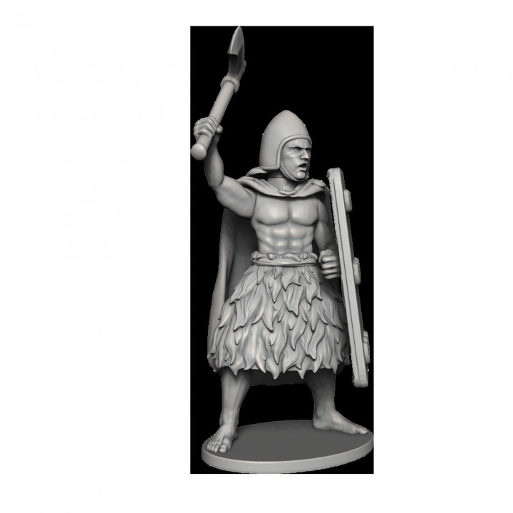 3D Printable Sumerian Axemen by Wargames Atlantic