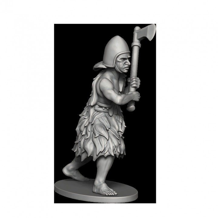 3D Printable Sumerian Axemen by Wargames Atlantic