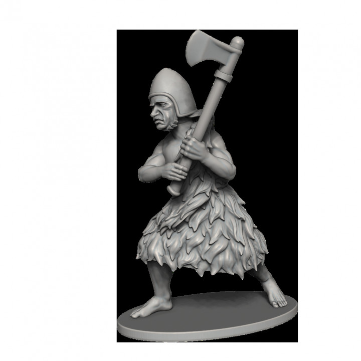 3D Printable Sumerian Axemen by Wargames Atlantic